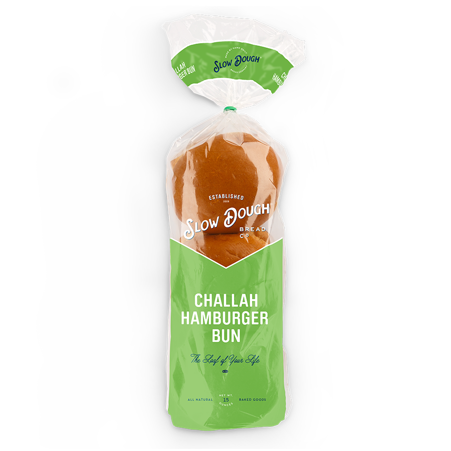Challah Hamburger Bun - Slow Dough Bread Co.